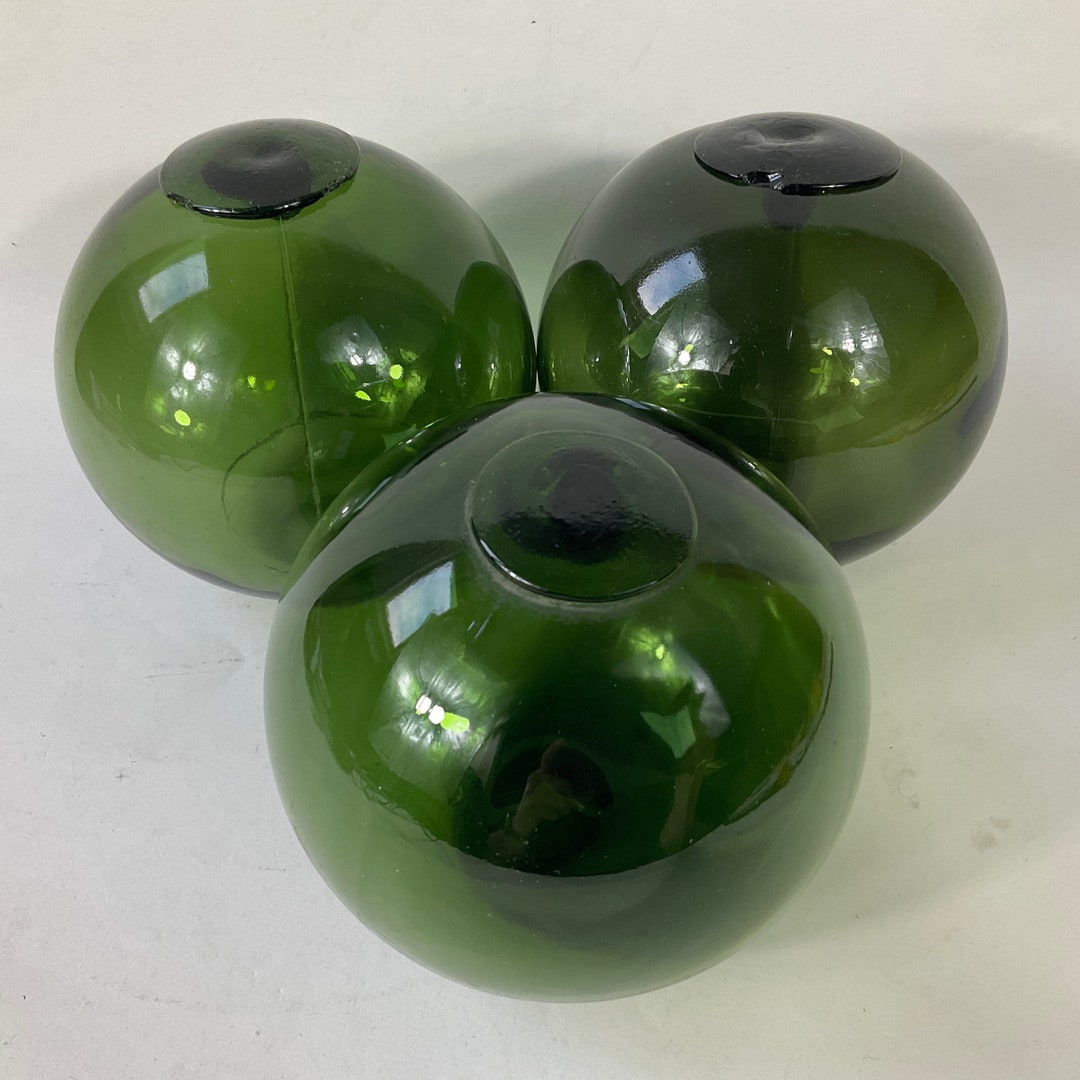 1 X Antique English Glass Fishing Net Float C1880-1910. Maritime ...