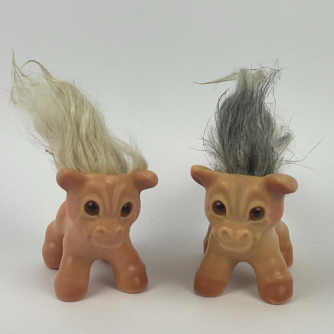 1 X Original 1964 Dam Things Pony/horse Trolls. 6cm Tall-as Found ...