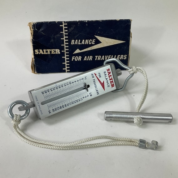 Salter Balance Scale For Air Travellers c1960s. Retro… - Gem