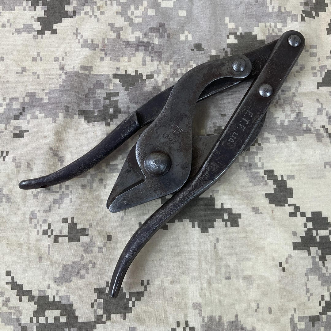 WW2 Military Issue Barbed Wire Cutters by E.T.F. Tools C1941. WW2 U.s ...