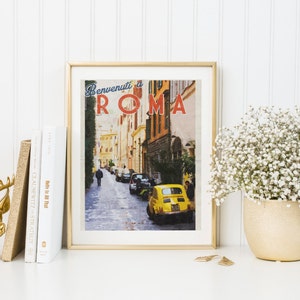 Rome print. Rome poster. Rome art. Rome Italy. Rome travel | Etsy