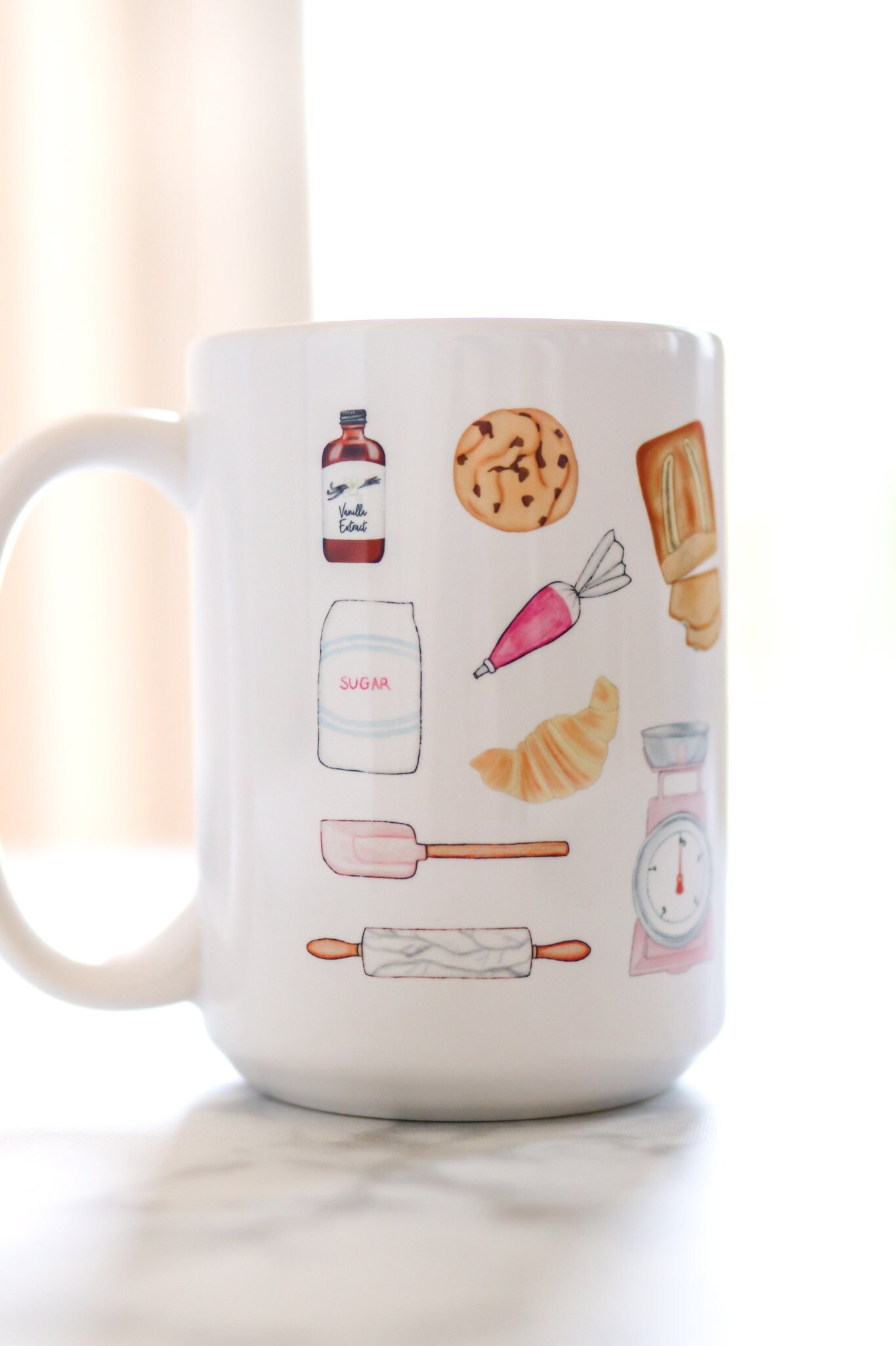 Baking Collage Mug // Cute Gift for Baker, Baking Supplies, Cookies ...