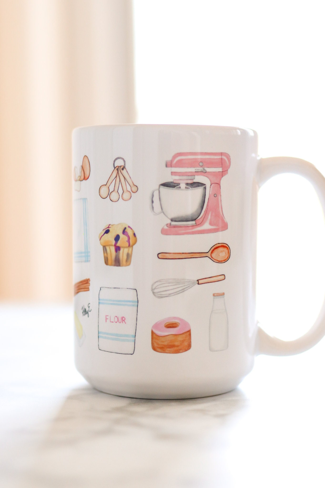 Baking Collage Mug // Cute Gift for Baker, Baking Supplies, Cookies ...