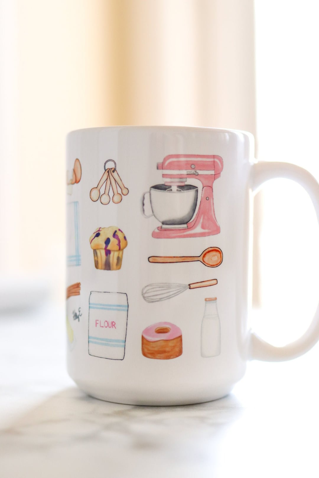 Baking Collage Mug // Cute Gift for Baker, Baking Supplies, Cookies ...