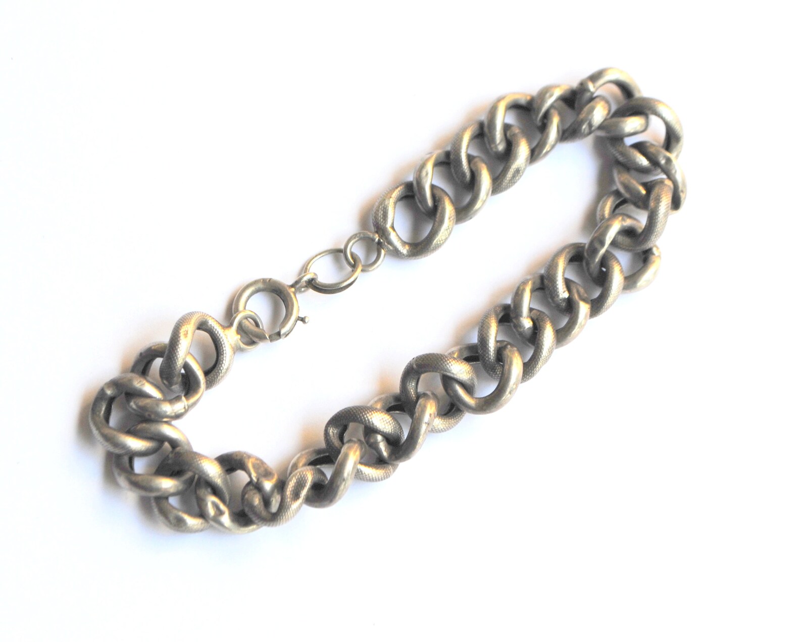 Antique French Silver Bracelet - Etsy