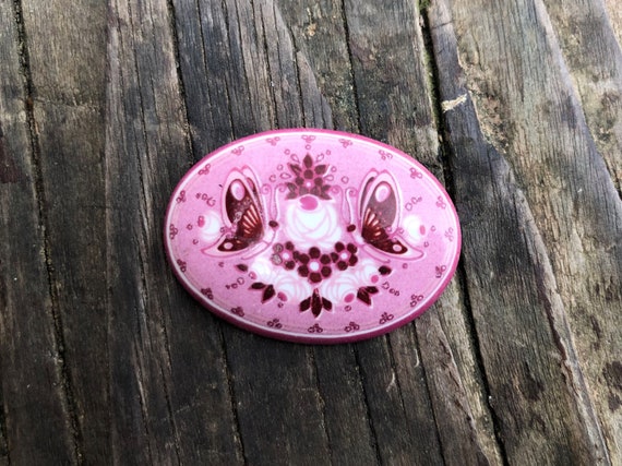 Michaela Frey. Vintage Art Nouveau Style Brooch - Gem