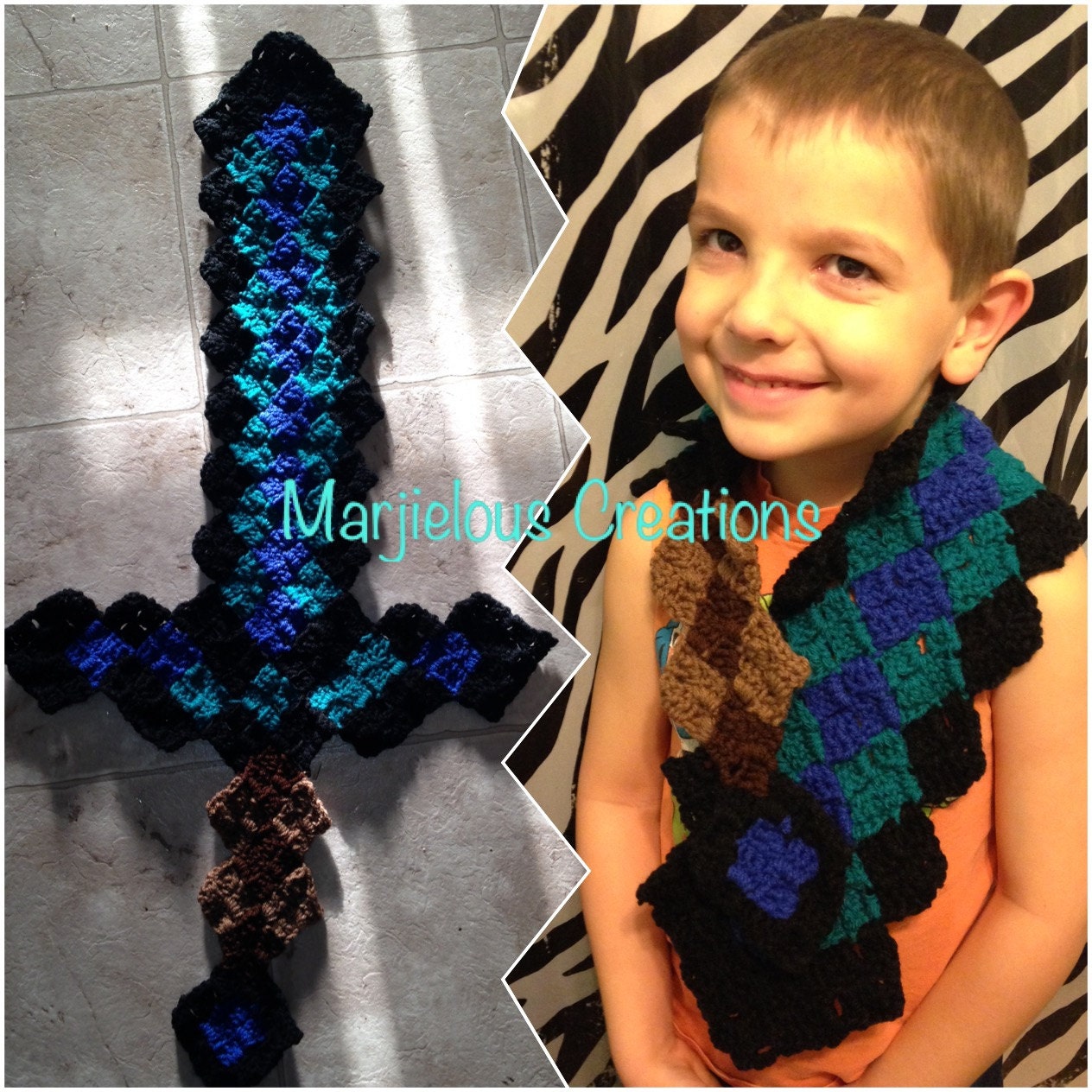 Diamond Sword Crochet Pattern - Etsy