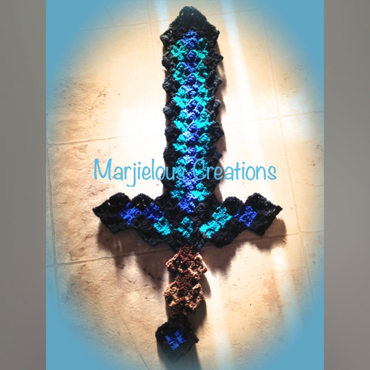 Diamond Sword Crochet Pattern - Etsy