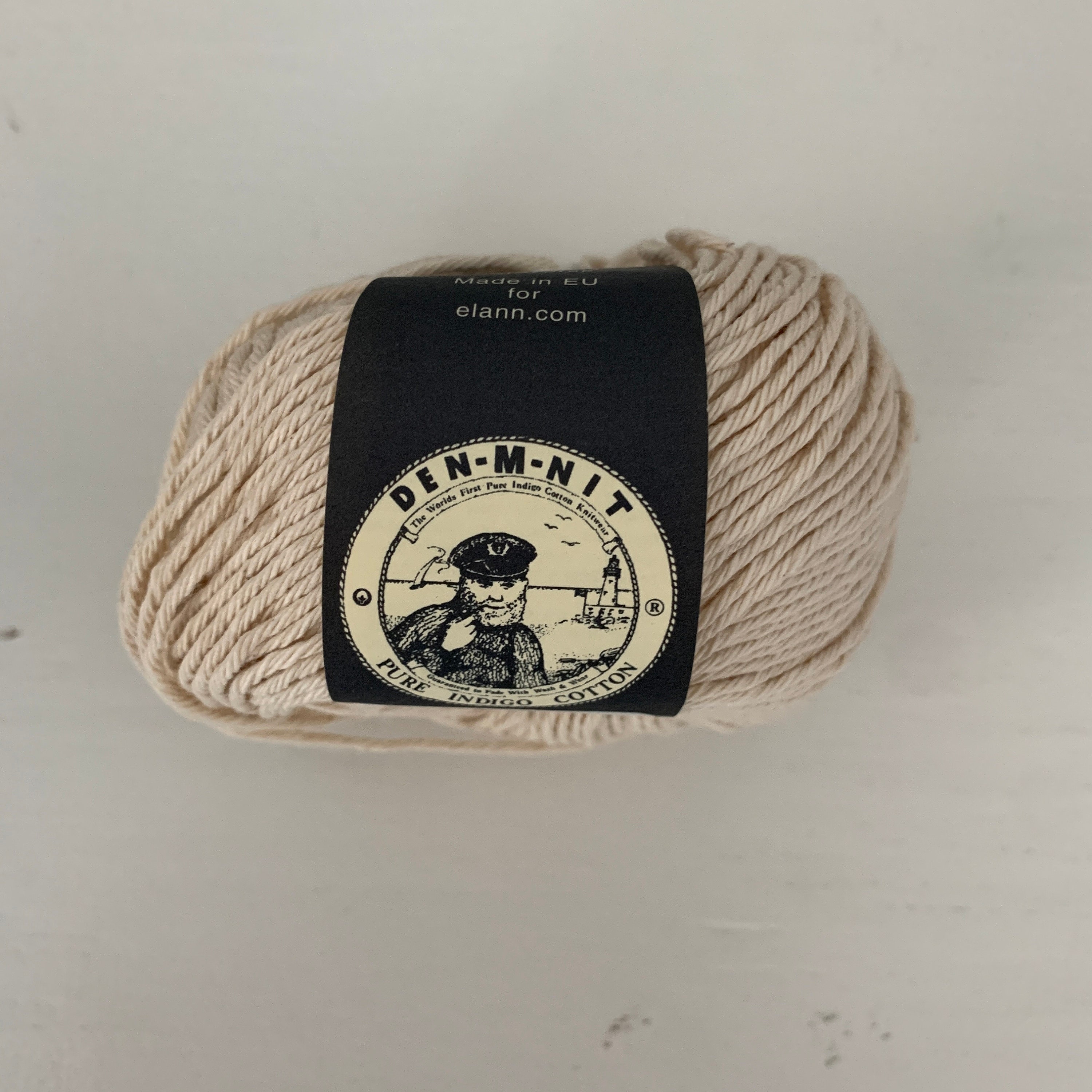 RARE Elann Den-m-knit Pure Indigo Cotton Yarn - Etsy