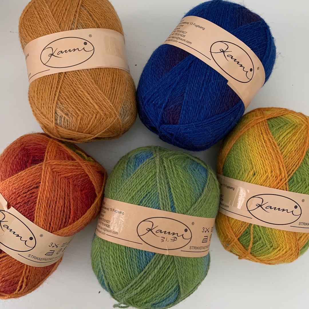 Kauni Effektgarn Danish Gradient Wool Yarn - Etsy