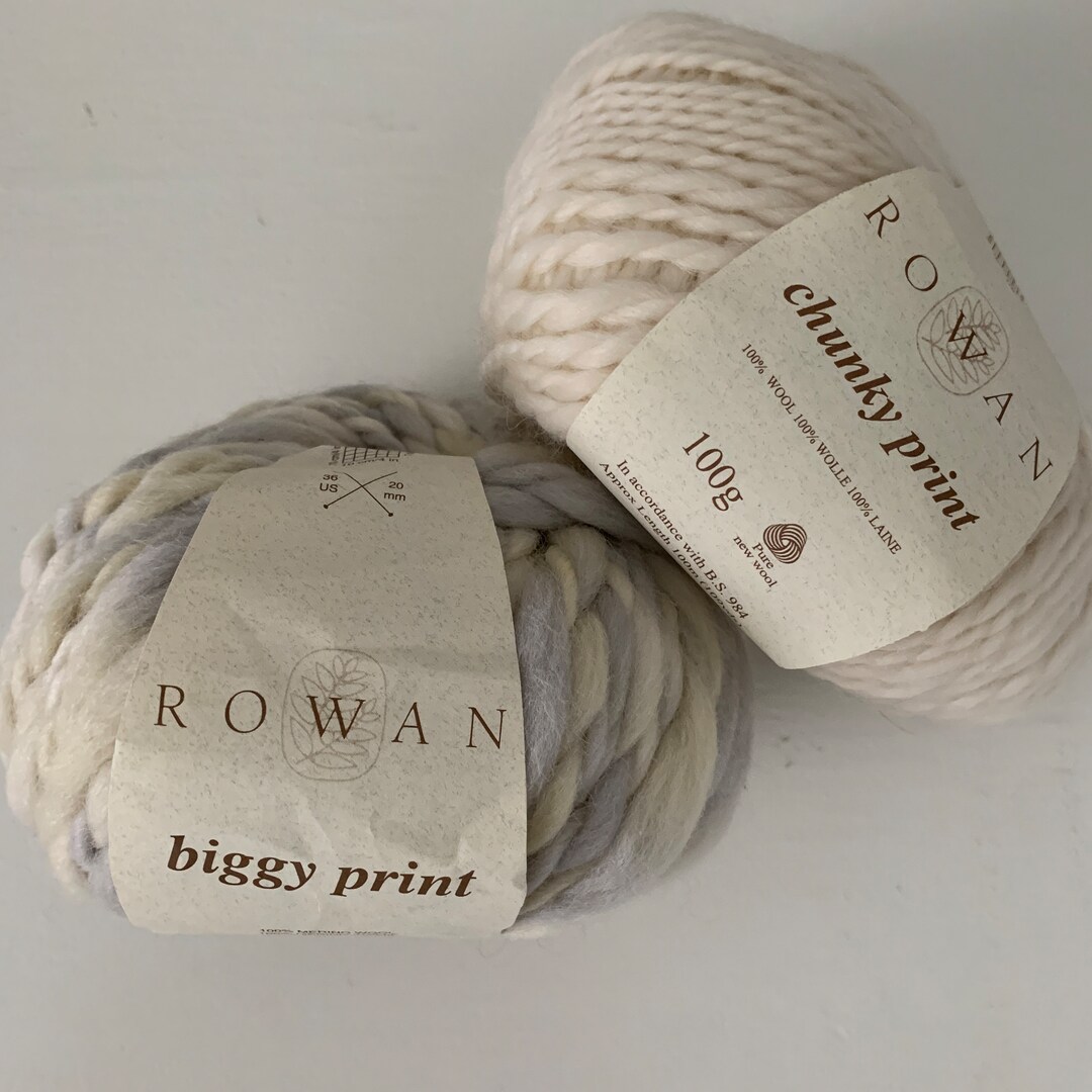 Rowan Biggy Print and Chunky Print Yarn - Etsy