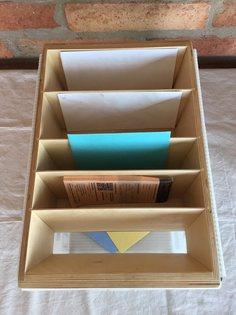 Letter Carrier Organizer Tray for Tub With Outgoing Mail Slot - Etsy