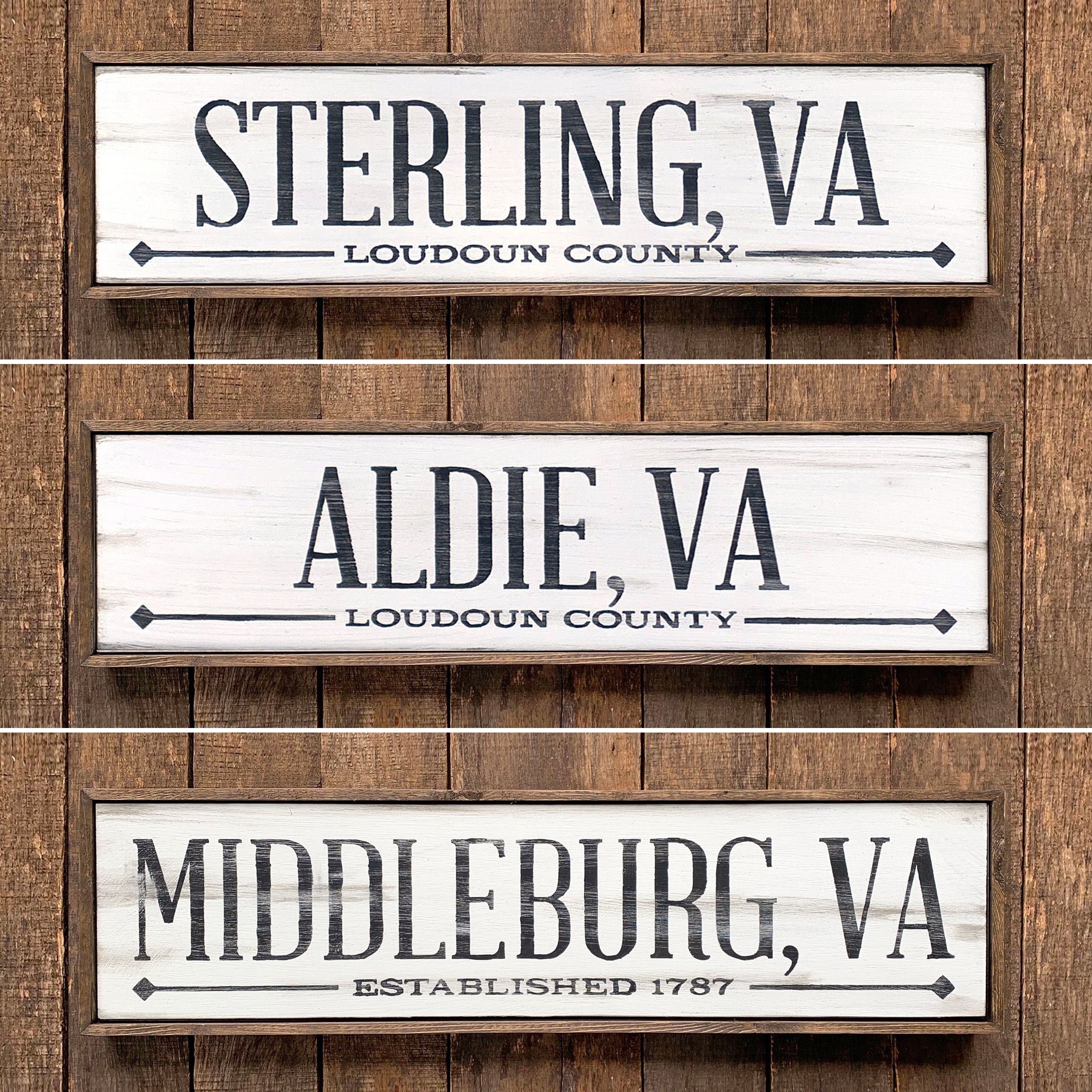 Hometown Signs Loudoun County Collection - Etsy