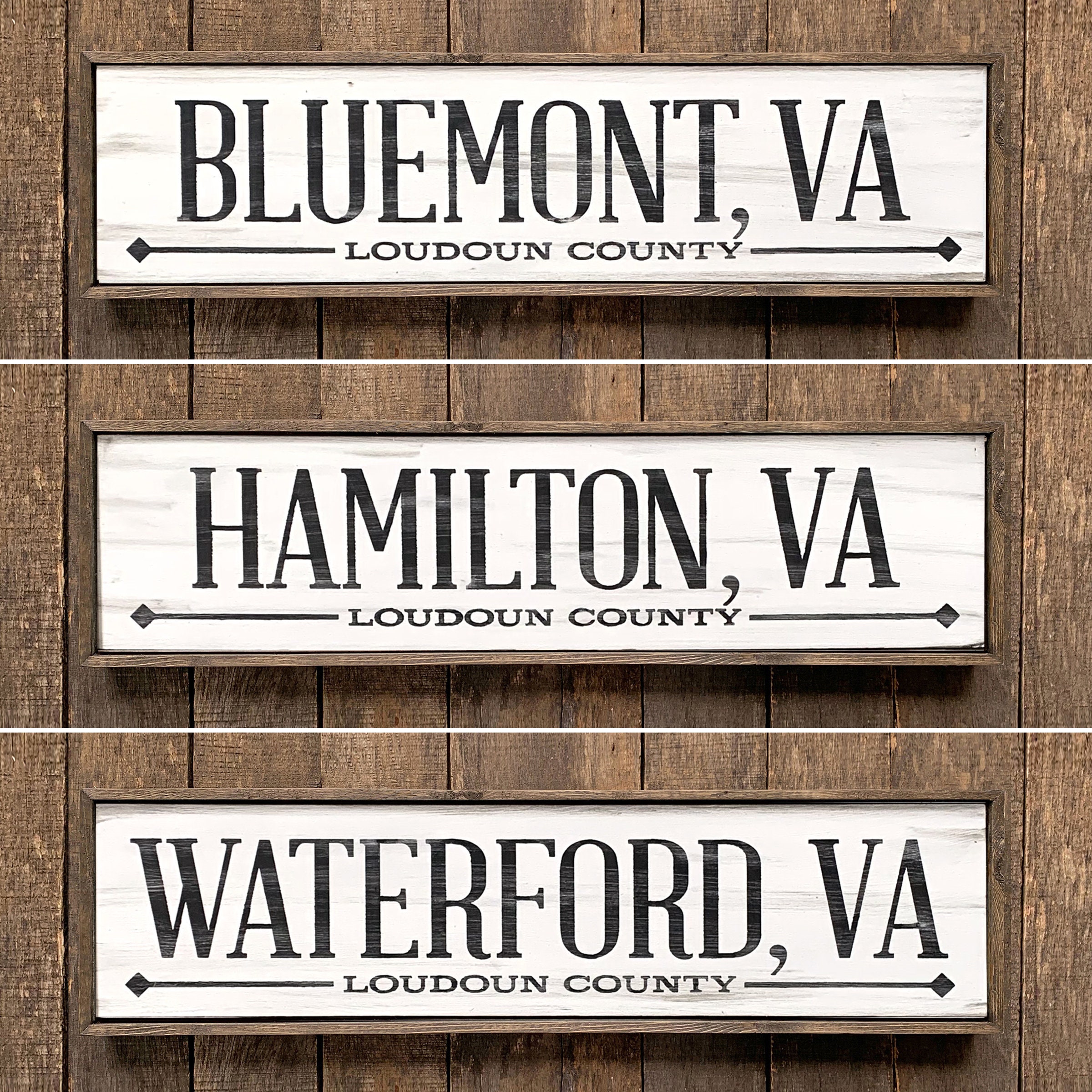 Hometown Signs Loudoun County Collection - Etsy