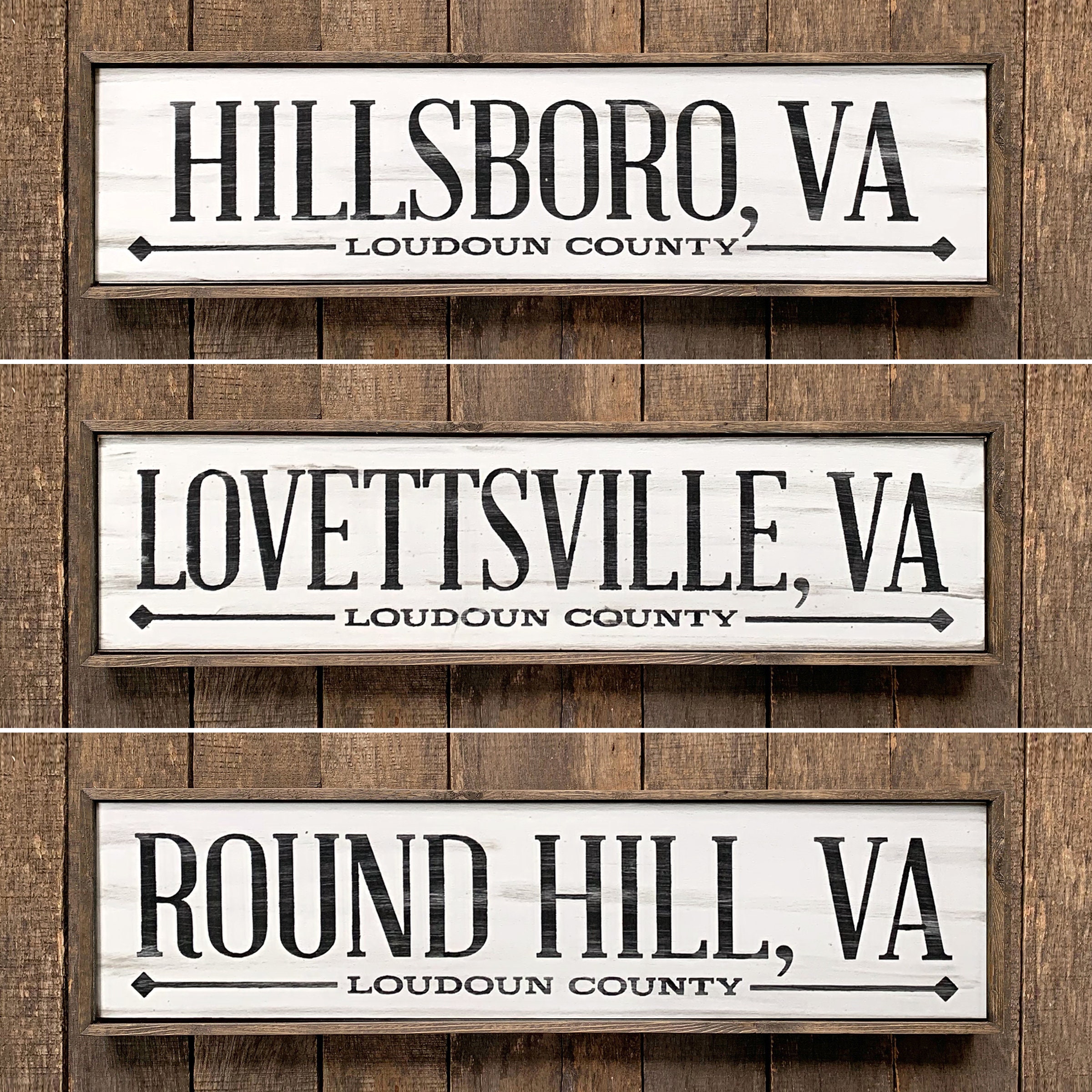 Hometown Signs Loudoun County Collection - Etsy