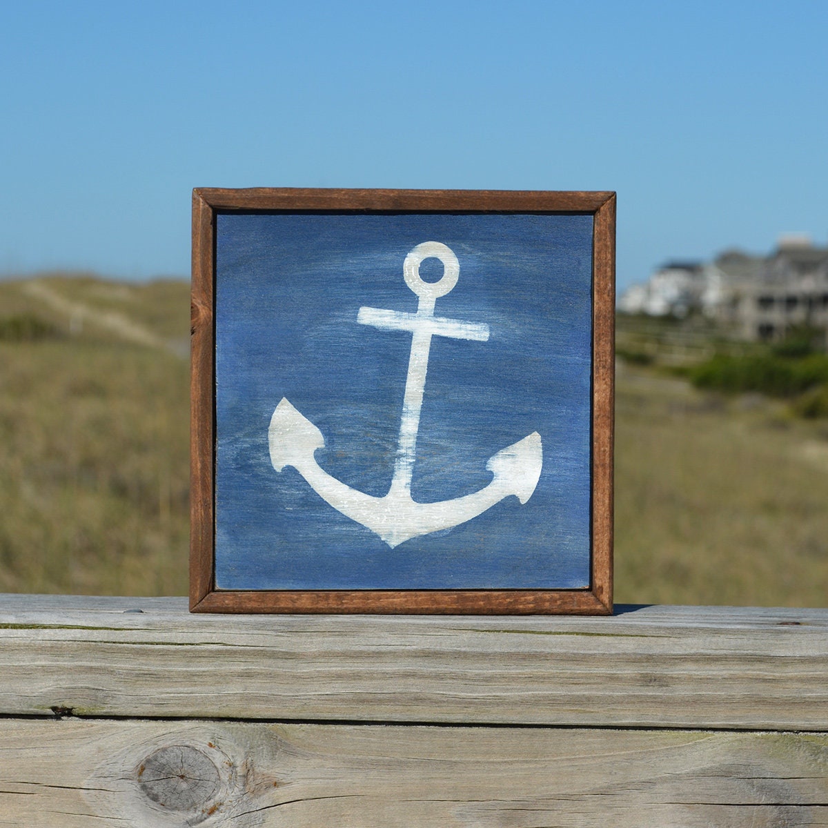 Anchor Rustic Wood Sign - Etsy