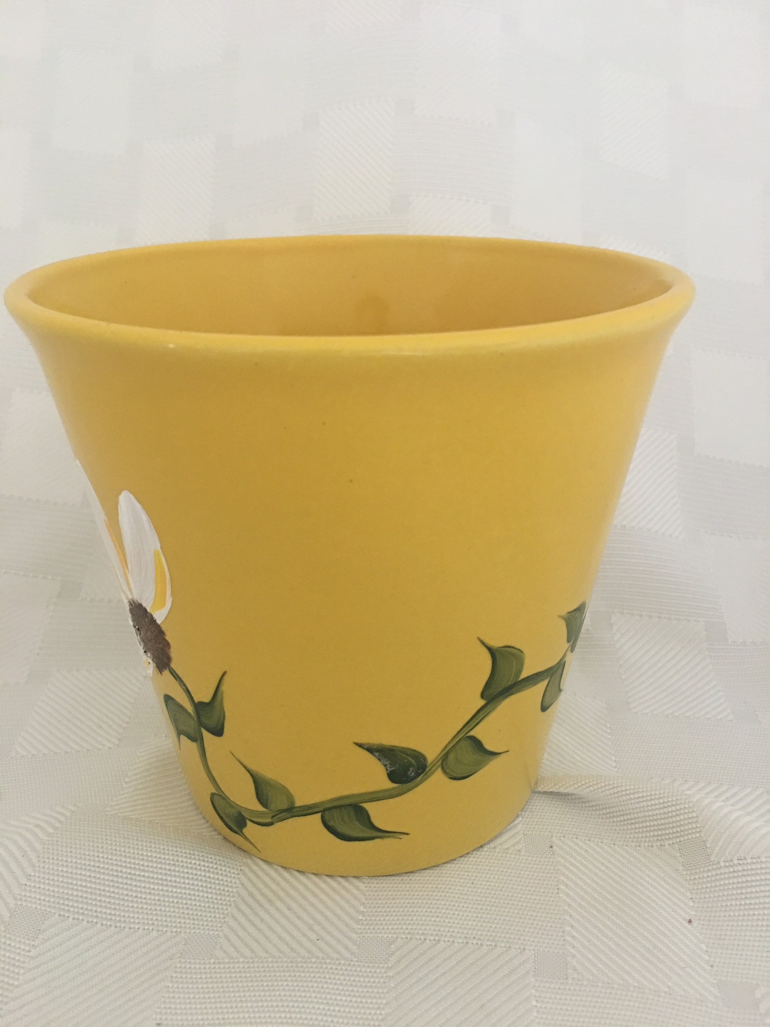 Yellow Lazy Daisies Design Hand Painted Daisy on Both Sides | Etsy