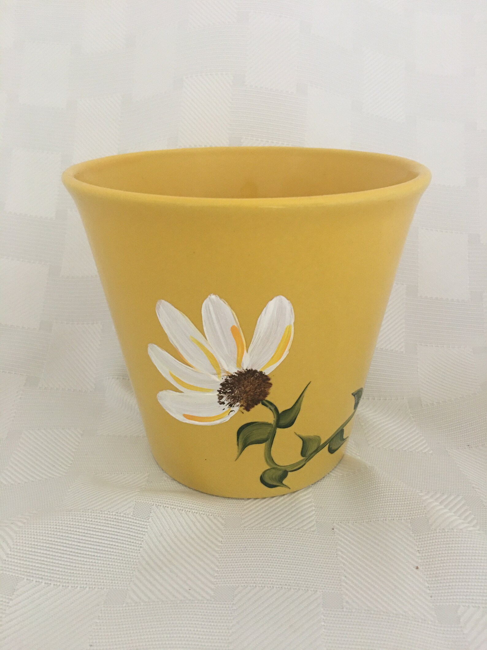 Yellow Lazy Daisies Design Hand Painted Daisy on Both Sides | Etsy