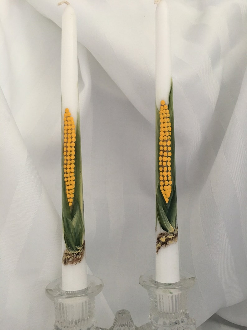 Corn Cob Fall/autumn/thanksgiving/home Decor/hand Painted - Etsy