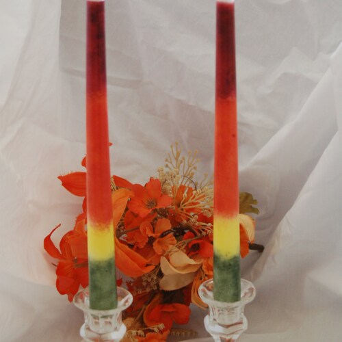 Fall Leaves/thanksgiving/autumn Decor/taper Candles. All - Etsy