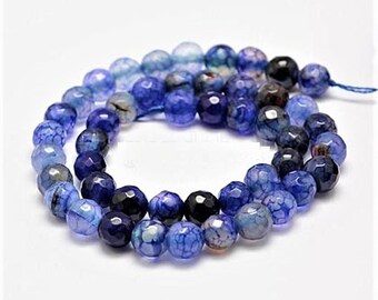 Blue Dragon Agate - Etsy