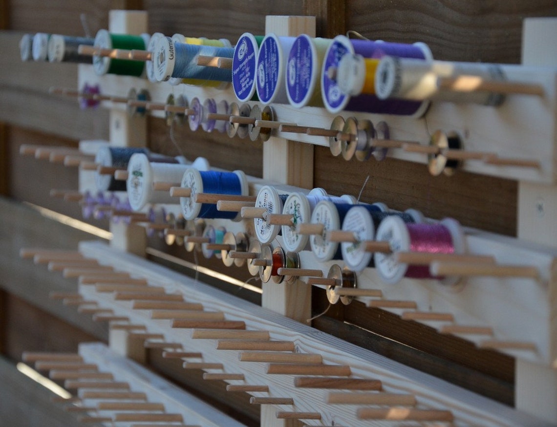 Wall display stand for 114 spool and 114 bobbin | Etsy