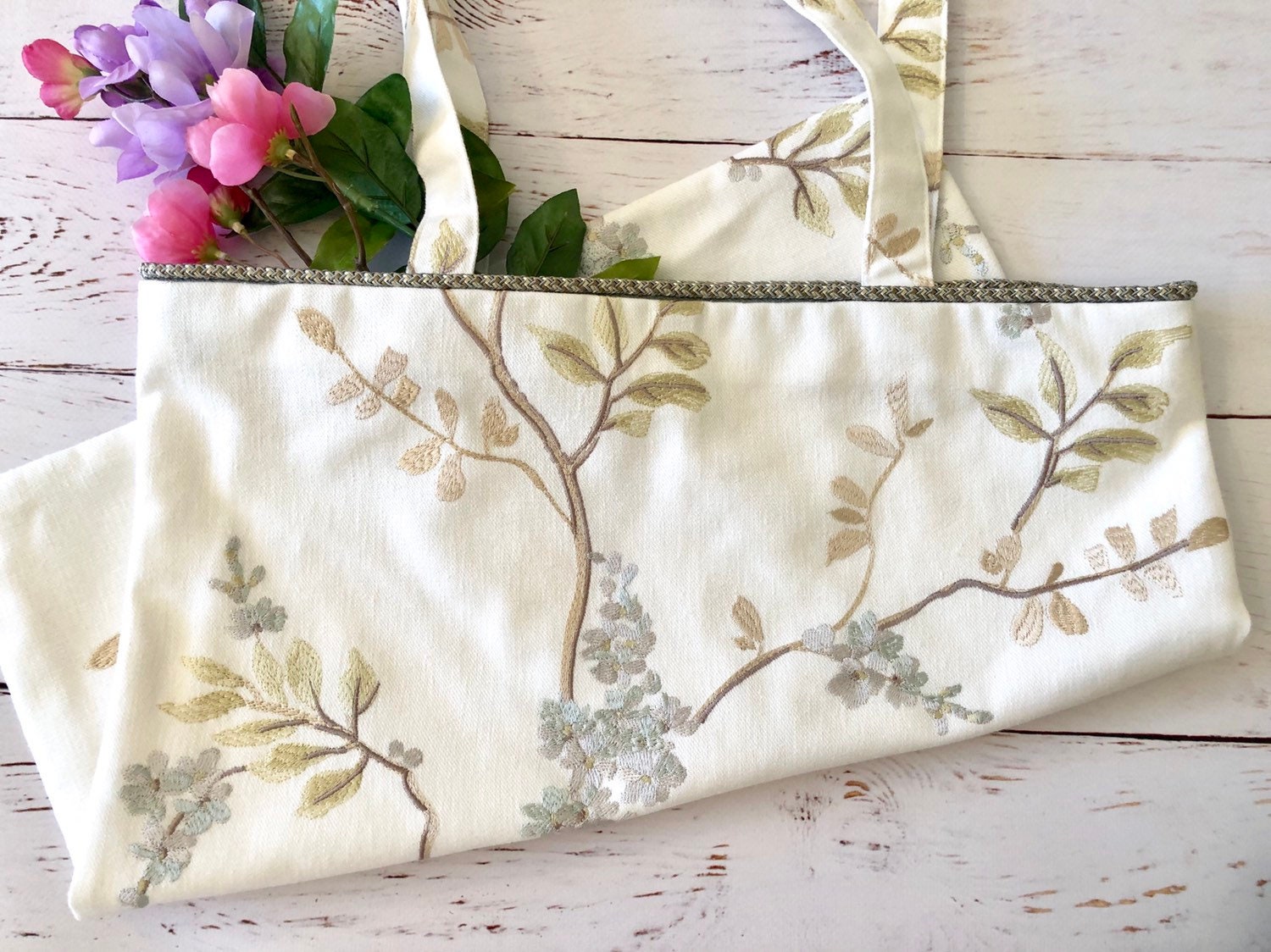 Luxurious Creme Tote Bag - Etsy