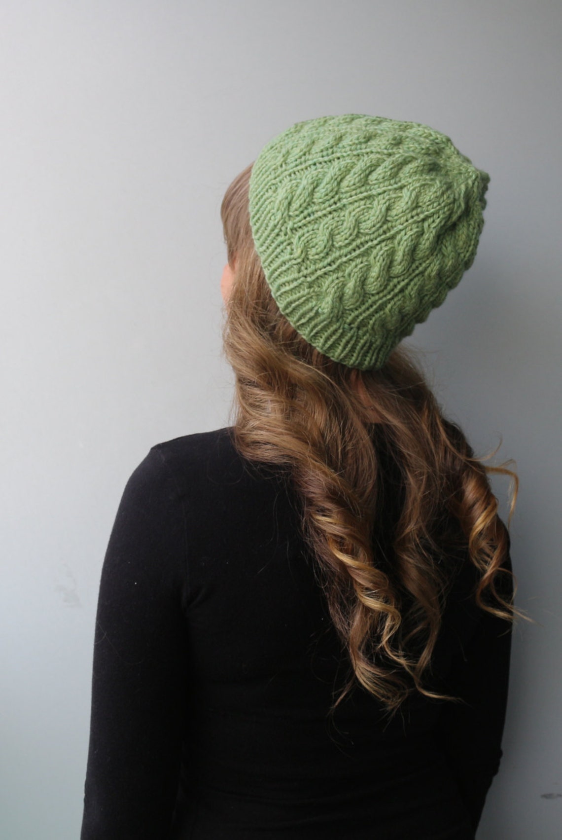 100% Superwash Merino Wool / Toque Hat / Loose Knit Hat / | Etsy