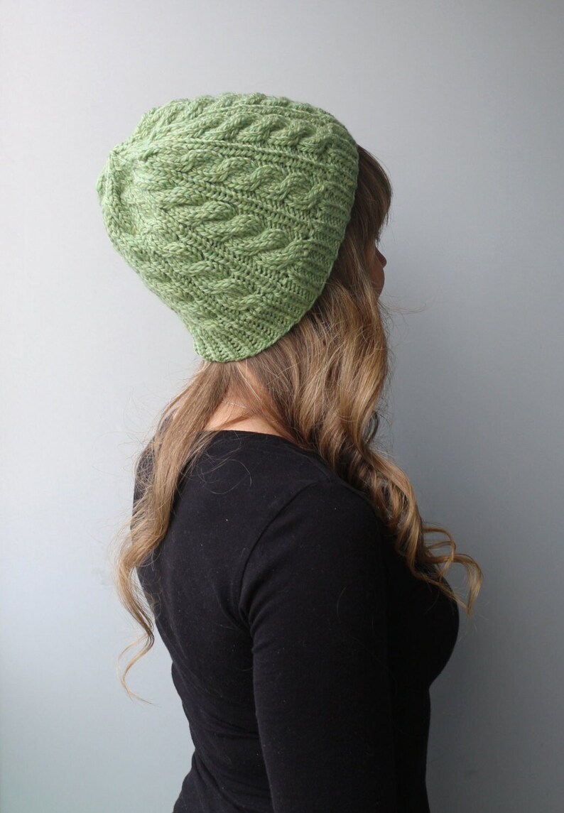 100% Superwash Merino Wool / Toque Hat / Loose Knit Hat / - Etsy