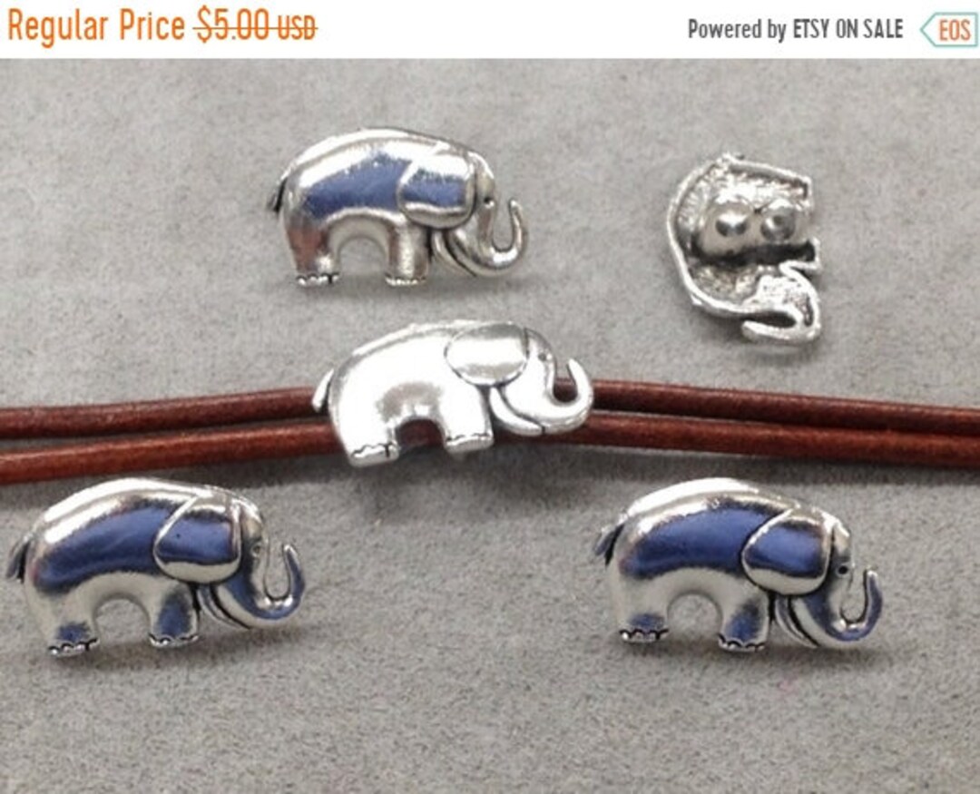 25% OFF Beautiful Elephant Double Strand Separators for up to 3mm Round ...