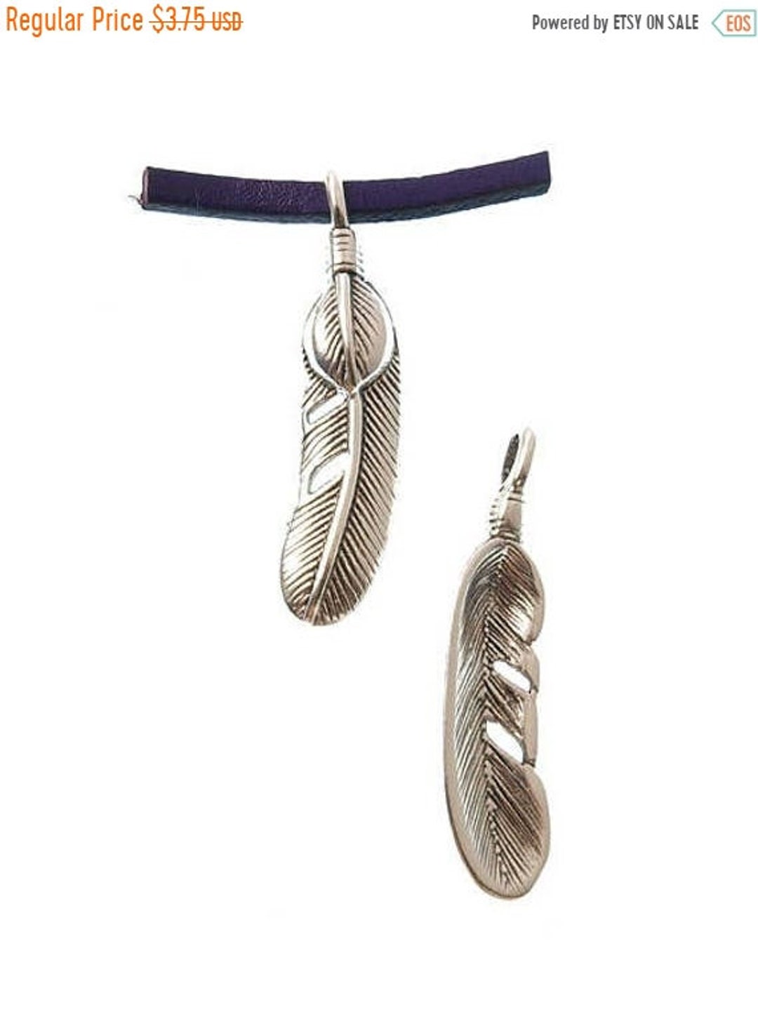 25% OFF Greek Feather Pendants Antique Silver Z4131 Qty 2 - Etsy