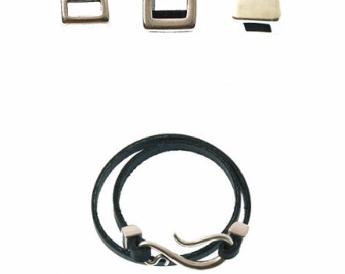 Loop Creating End Caps for Flat Leather Cord up to 5mm Z2273 Qty 2 - Etsy