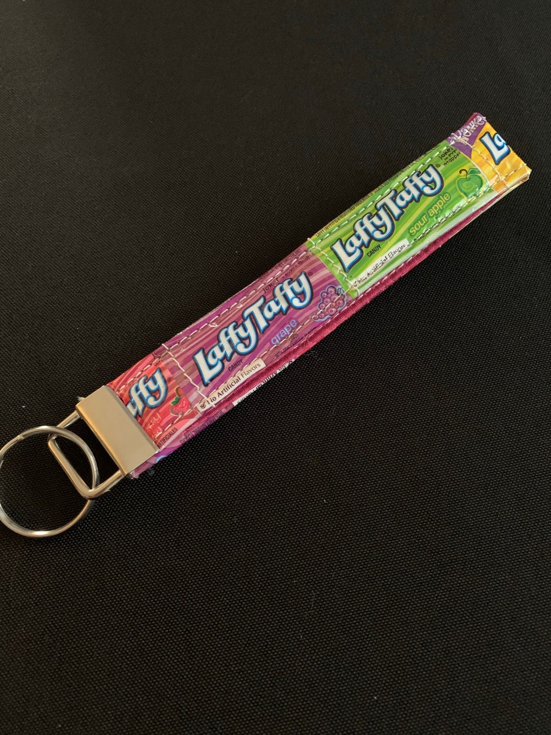 Laffytaffy Recycled Candy Wrapper Key Fob Keychain - Etsy