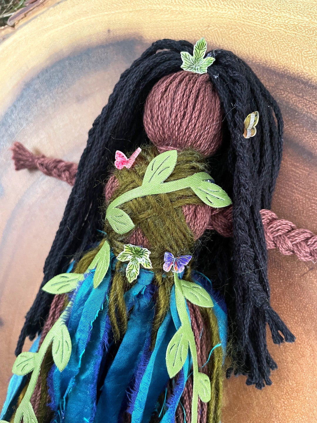 Gaia/mother Earth Yarn Doll - Goddess of the Earth and Nature ...