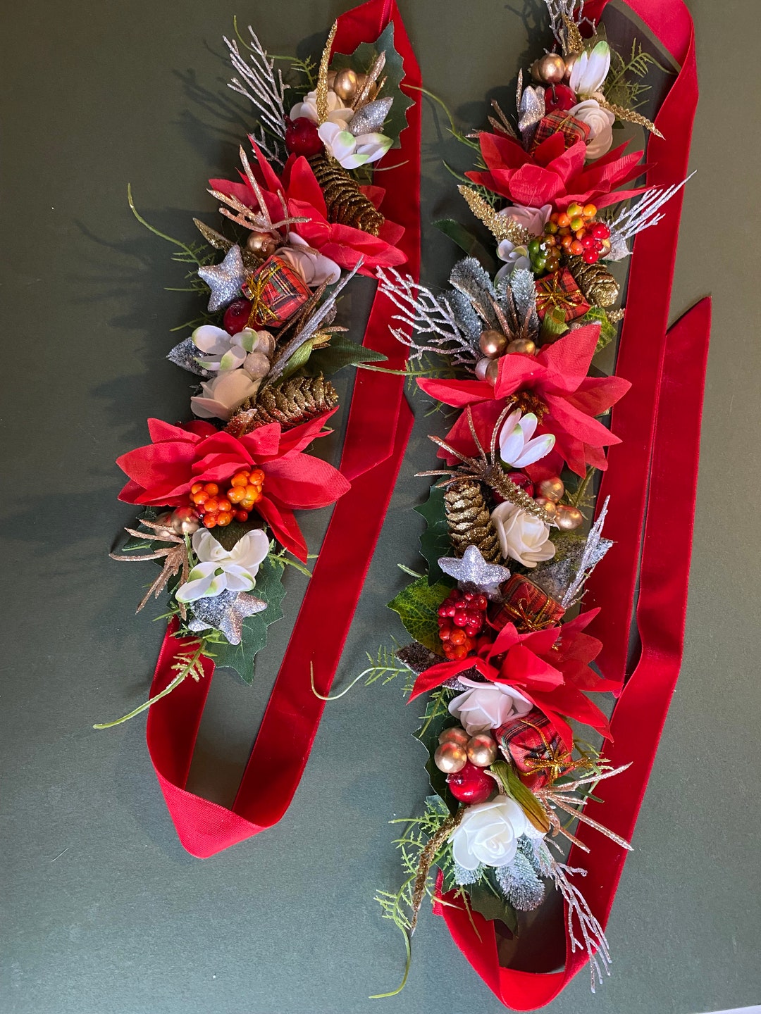 Festive Season Dog Garland,christmas Jolly Neck Decorations for Furry ...