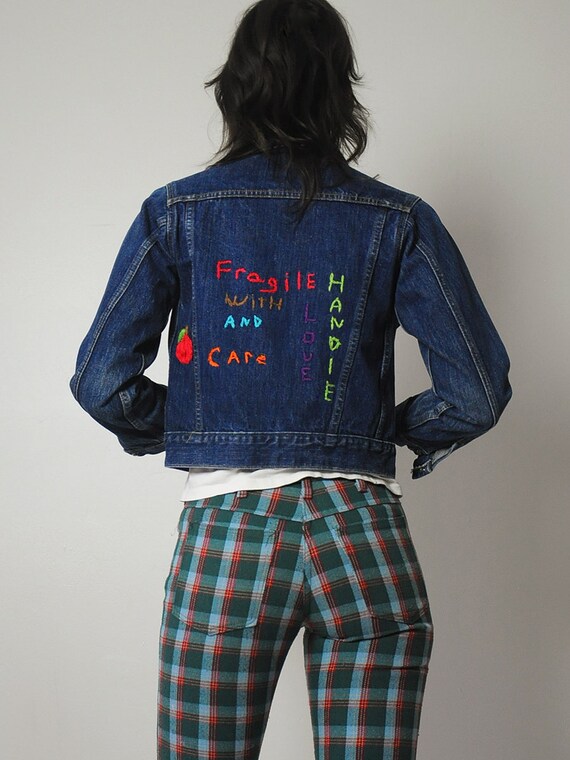 1970's Handle with Care Jean Jacket - Gem