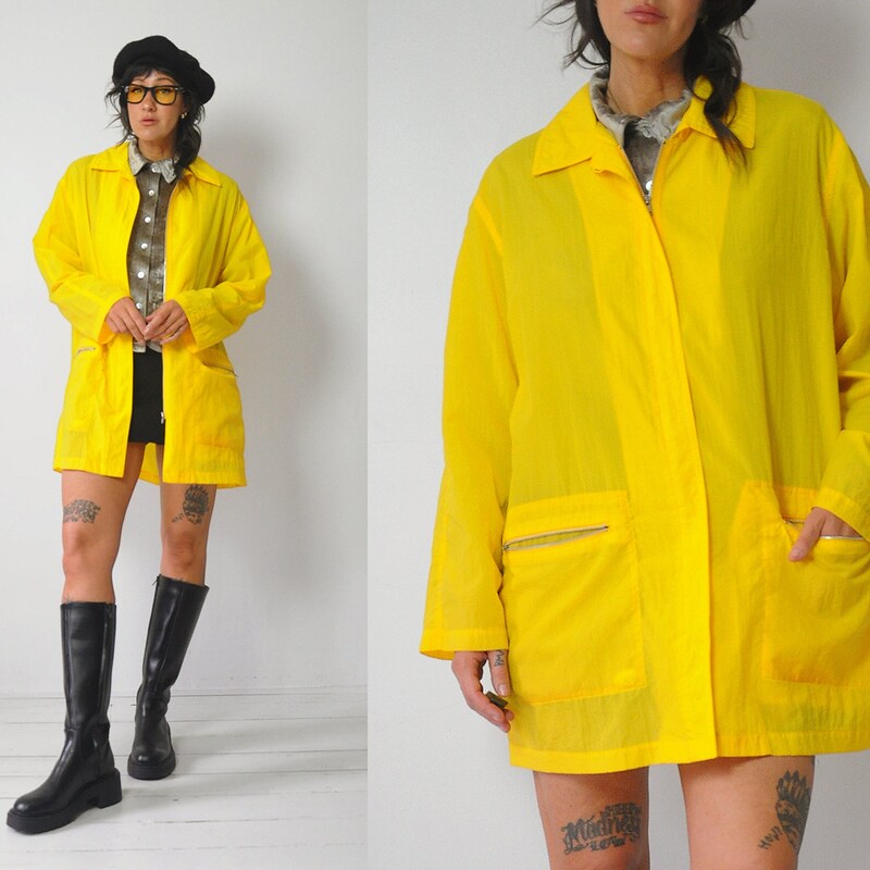 90s Rain Coat Anorak - Etsy