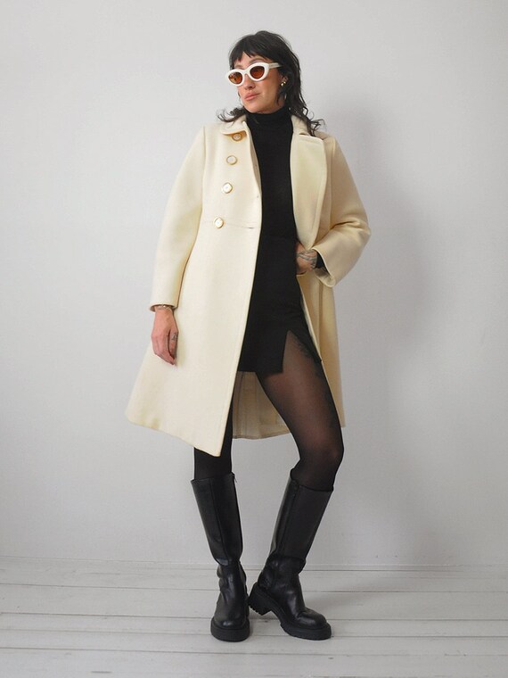 1960's Helena Wool Swing Coat - Gem