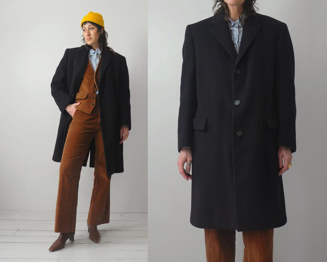 1960's Malcolm Kenneth Men's Wool Coat - Etsy