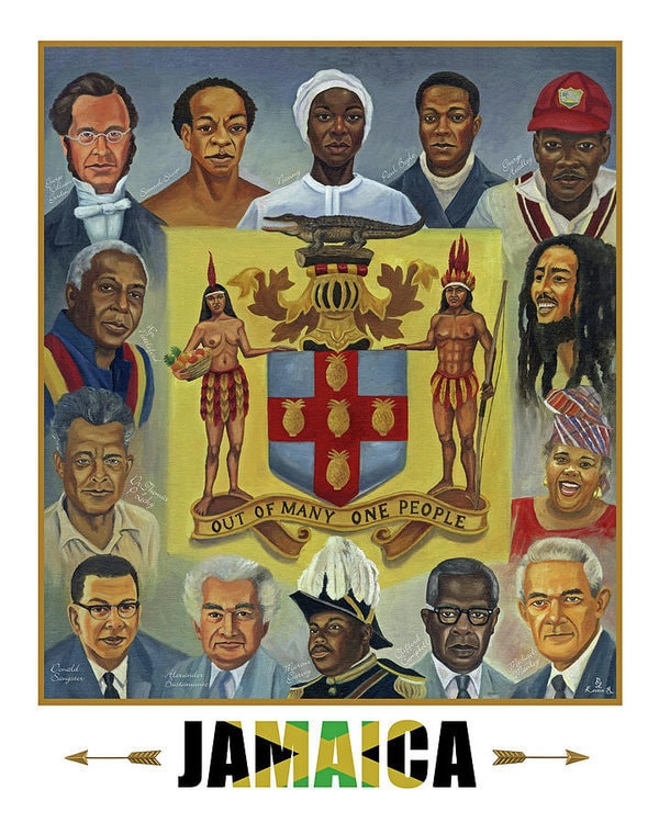 Jamaica: Out of Many, One People / Print on Paper - Etsy UK