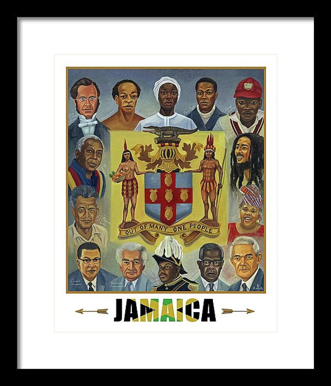 Jamaica: Out of Many, One People / Print on Paper - Etsy