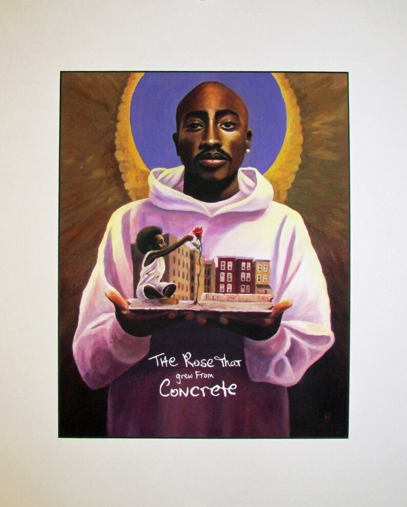 Tupac the Rose That Grew From Concrete fine Art Prints - Etsy
