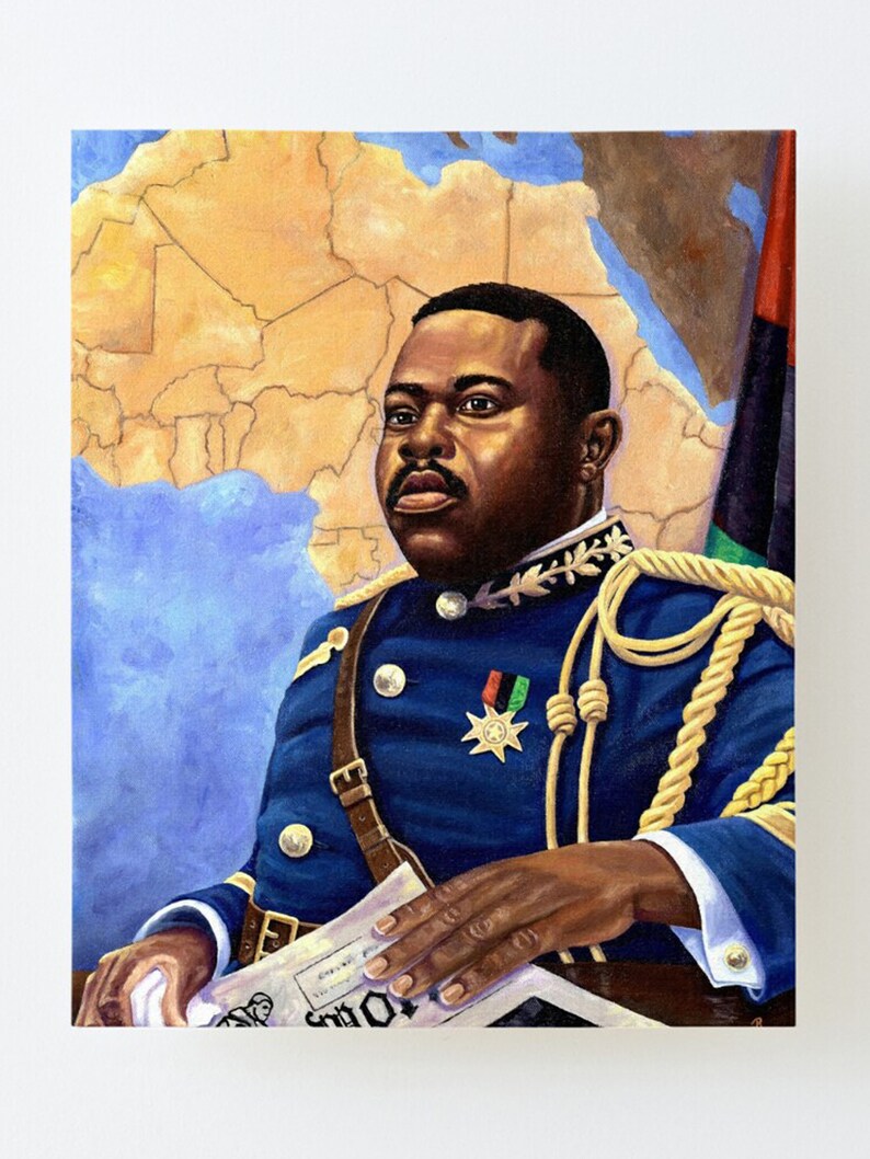 President-general Garvey Marcus Garvey Canvas Art Print - Etsy