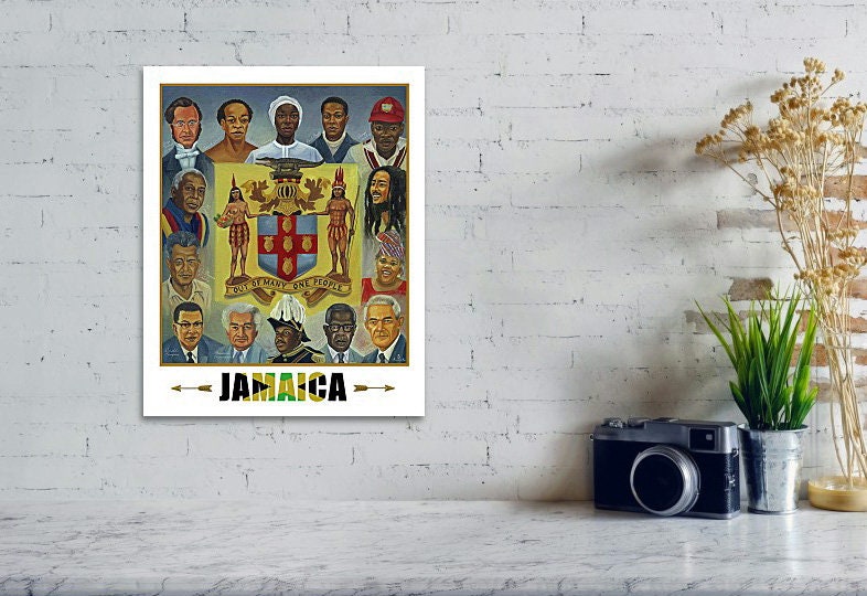 Jamaica: Out of Many, One People / Print on Paper - Etsy Hong Kong