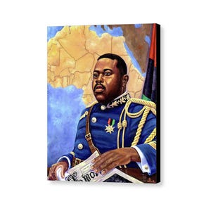 Giclée Canvas Print - "president-general Garvey" by Kavion Robinson ...