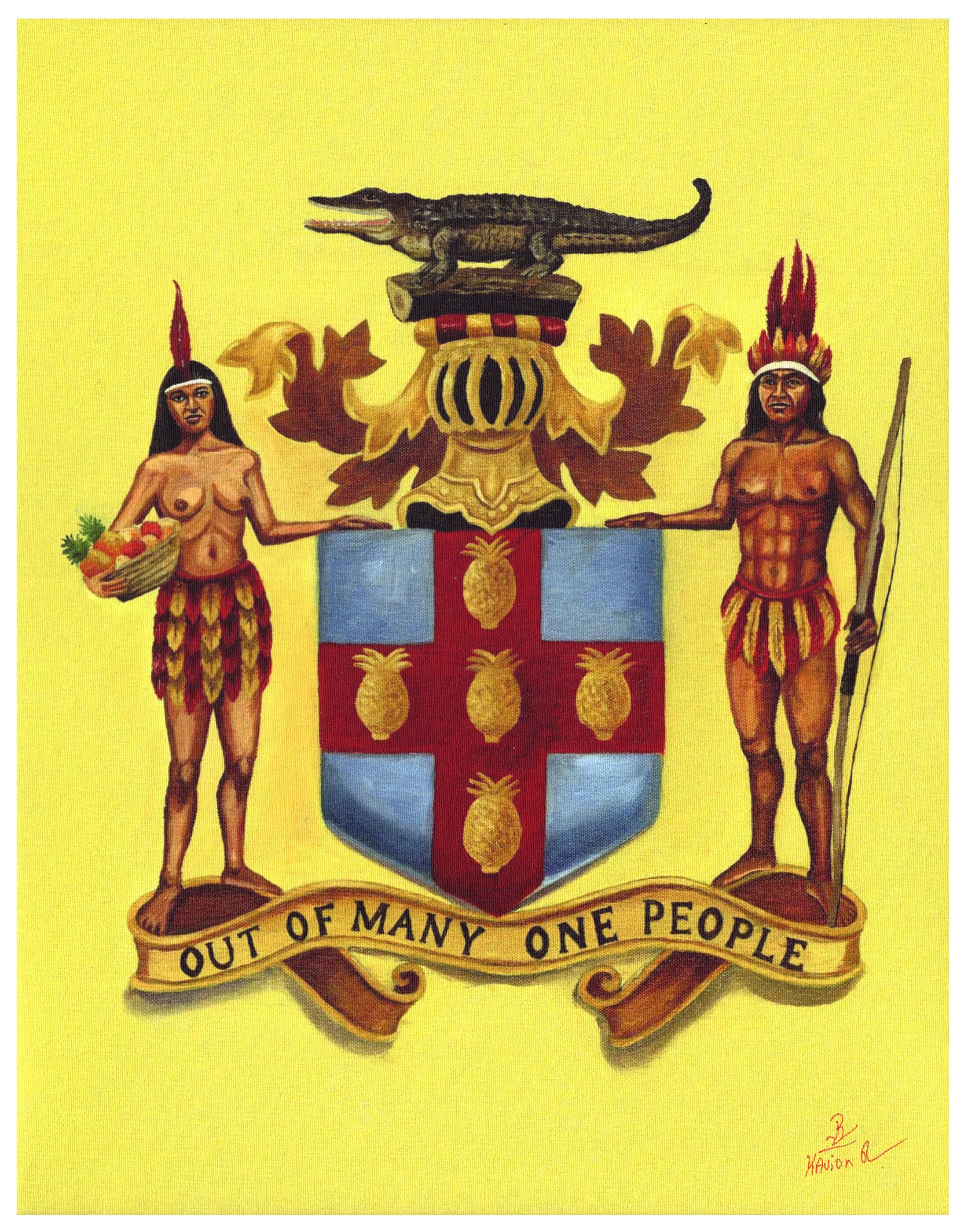 Jamaican Coat of Arms (fine Art Prints) - Etsy