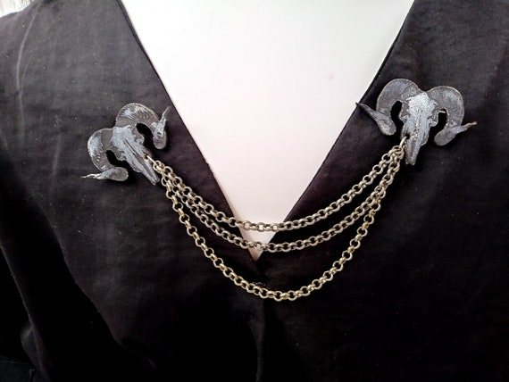 Ram head Collar Chain | Etsy