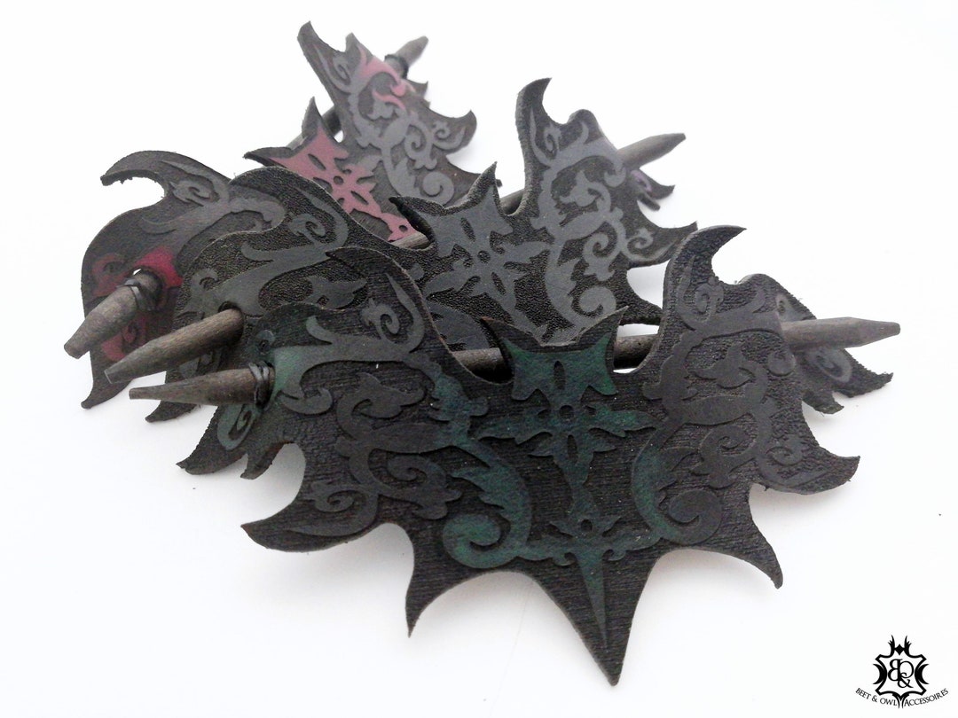 Ornamentbat Hair Clip/stick - Etsy