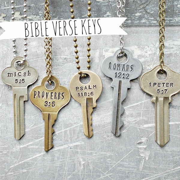 Scripture Necklace - Etsy