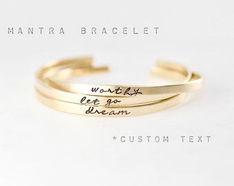 Engraved Bracelets for Women Custom Personalized Bracelet - Etsy